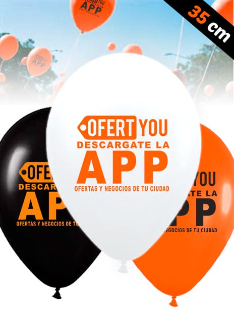 Ballons de Baudruche de 35 cm Personnalisés | Ballon Personnalise